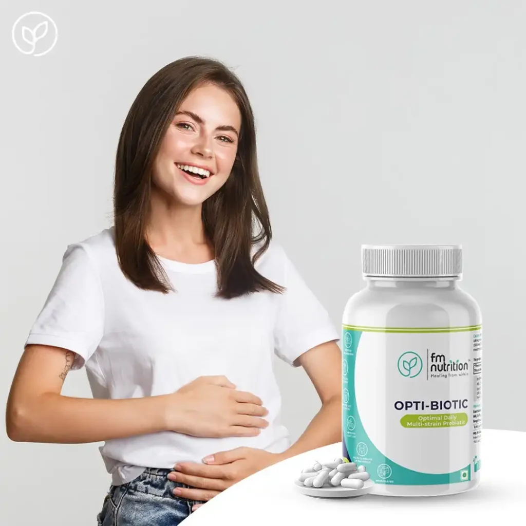 FM Nutrition Opti-Biotic, Multi-strain Probiotics, 100 billion CFU, 60 ...
