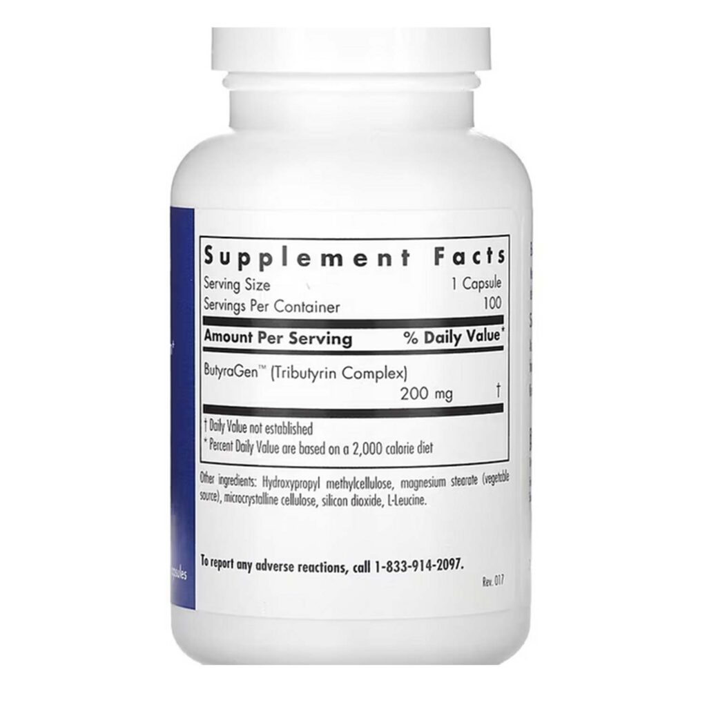 Allergy Research Group ButyrEn Supplement, 100 Veg Capsules - FM Nutrition