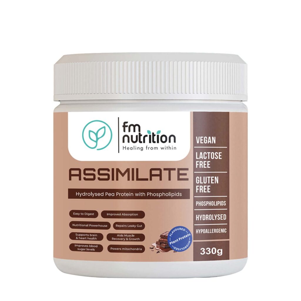 FM Nutrition Assimilate Vegan Protein, Hydrolysed Plant Protein ...