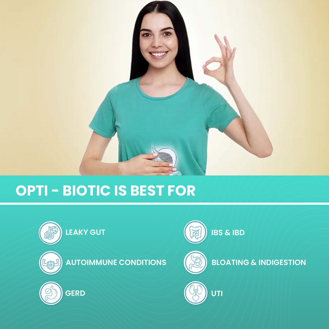 FM Nutrition Opti-Biotic, Multi-strain Probiotics, 15 billion CFU, 60 ...